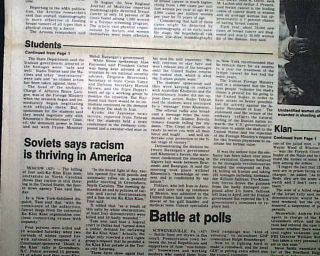 Iran hostage crisis begins... 52 hostages taken... 444 days of ...