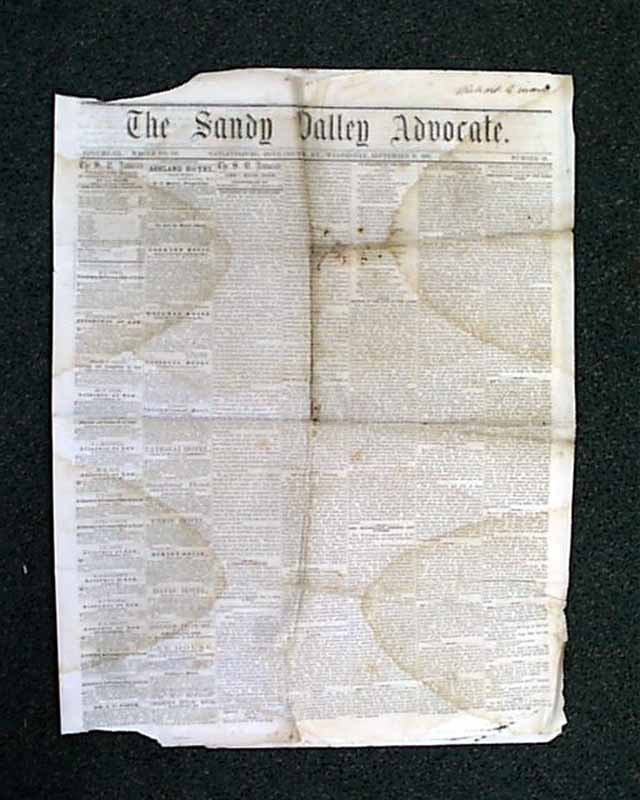 Very rare Kentucky newspaper from the Civil War... - RareNewspapers.com