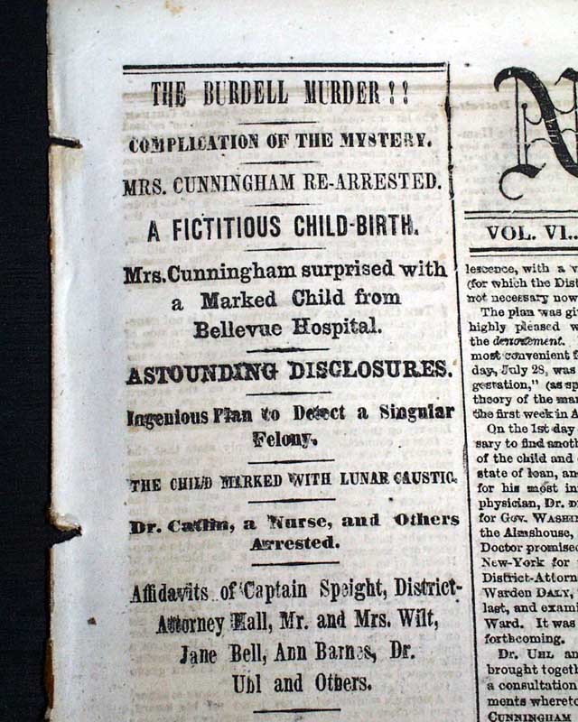 Mormonism - Disgusted 'Saints'... Emma Cunningham & the Burdell murder ...