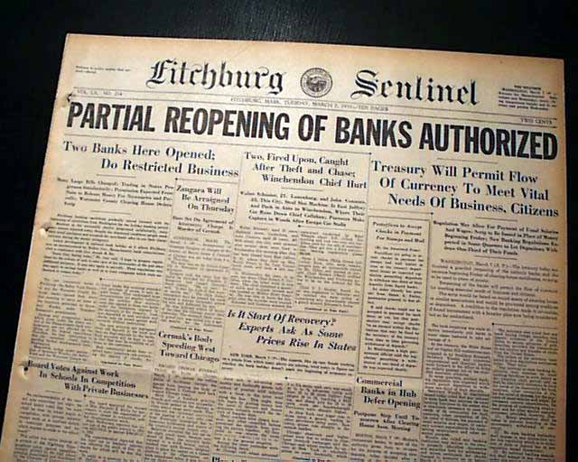 1933 Bank Holiday Ordered... - RareNewspapers.com