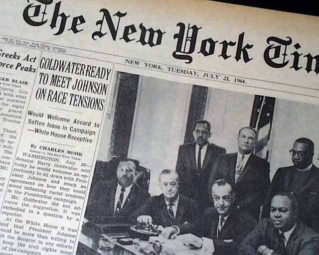 Harlem race riot of 1964.... - RareNewspapers.com