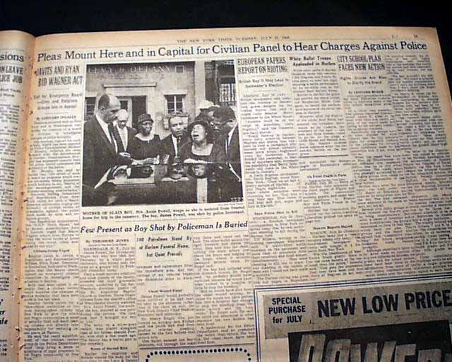 Harlem race riot of 1964.... - RareNewspapers.com