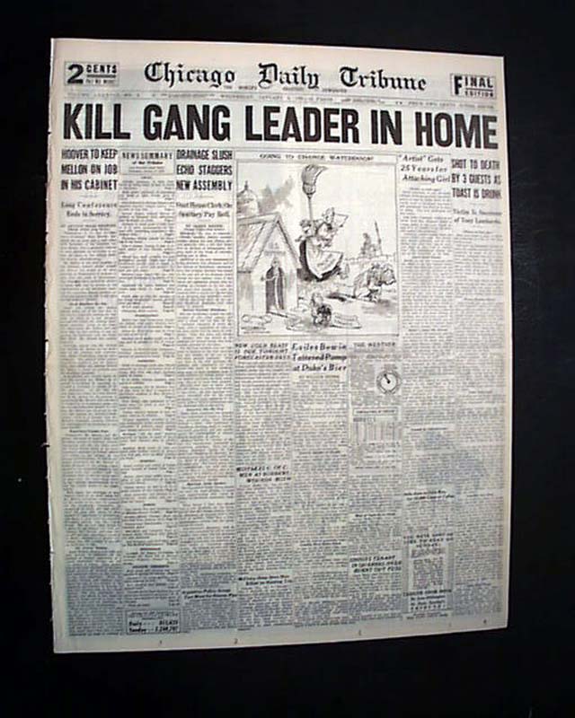 1929 Chicago gangland assassination... - RareNewspapers.com