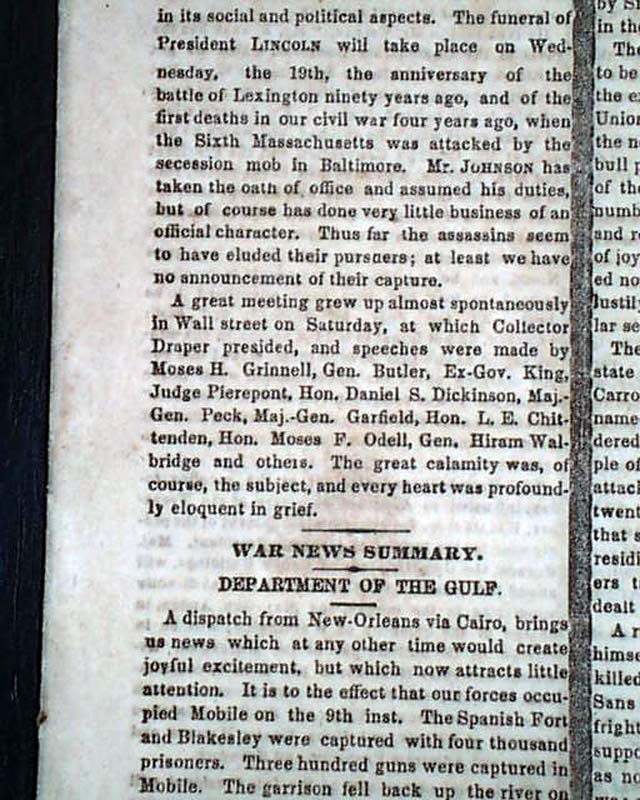 Historic Newspapers For Sale - Original Rare Newspapers ...