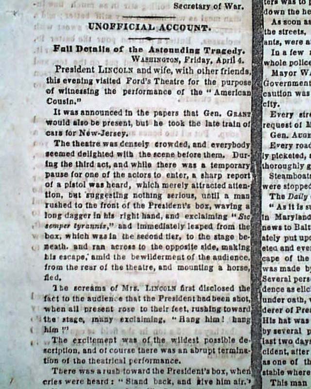 Historic Newspapers For Sale - Original Rare Newspapers ...