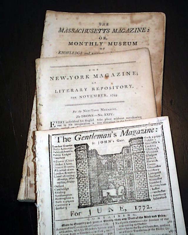 Ten magazines from the 1700's... - RareNewspapers.com