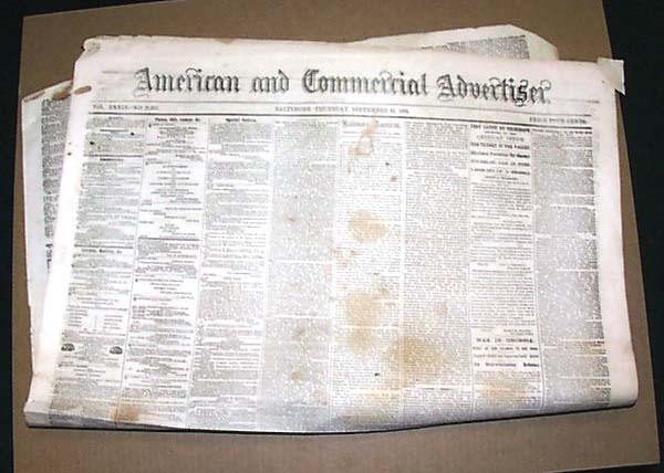 1864 Several Illustrated Ads and War Reports - RareNewspapers.com