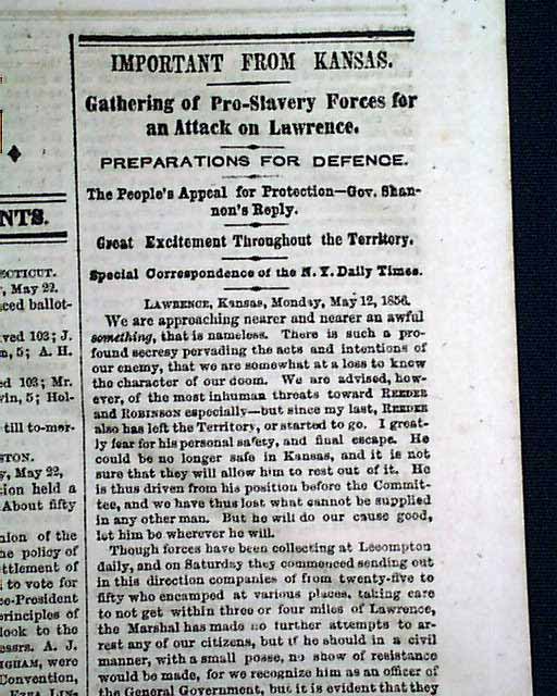 Sumner attacked by Brooks... - RareNewspapers.com