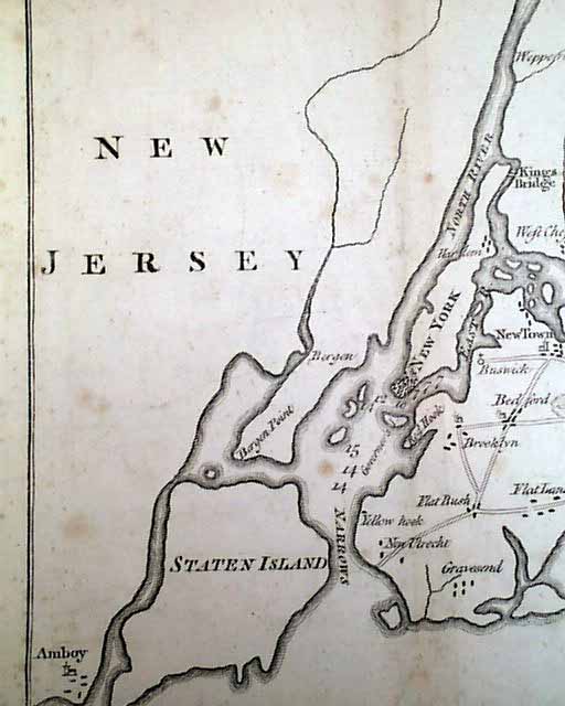Map of Long Island from 1776... - RareNewspapers.com