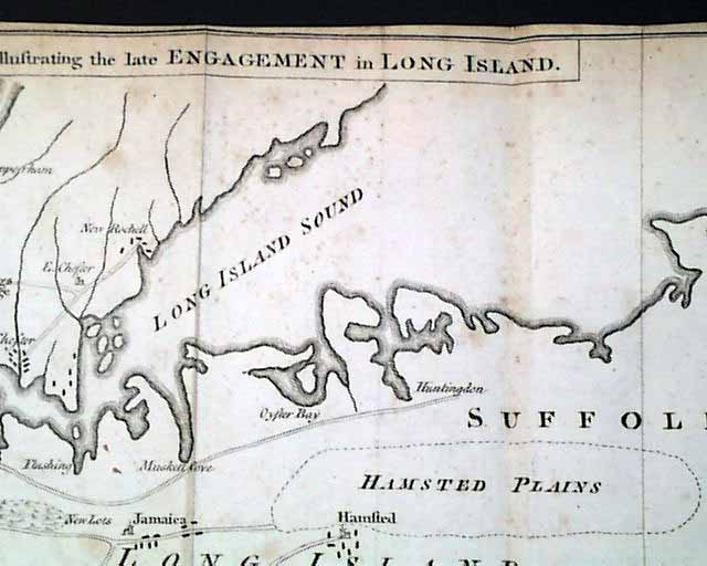 Map of Long Island from 1776... - RareNewspapers.com
