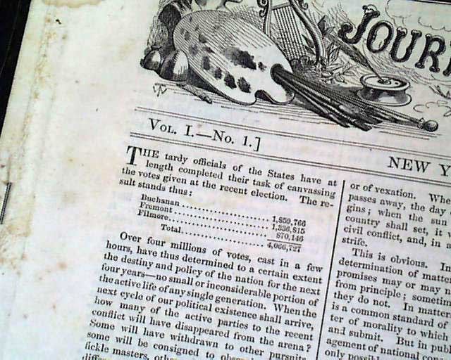 The first issue published, in never bound nor trimmed condition ...