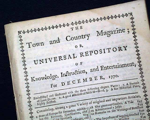 Magazine from the 1700's... - RareNewspapers.com