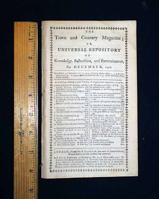 Magazine from the 1700's... - RareNewspapers.com
