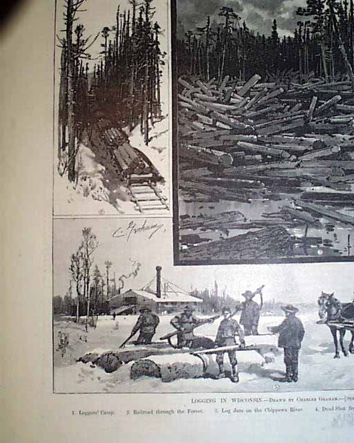 Logging Industry In Wisconsin... - RareNewspapers.com