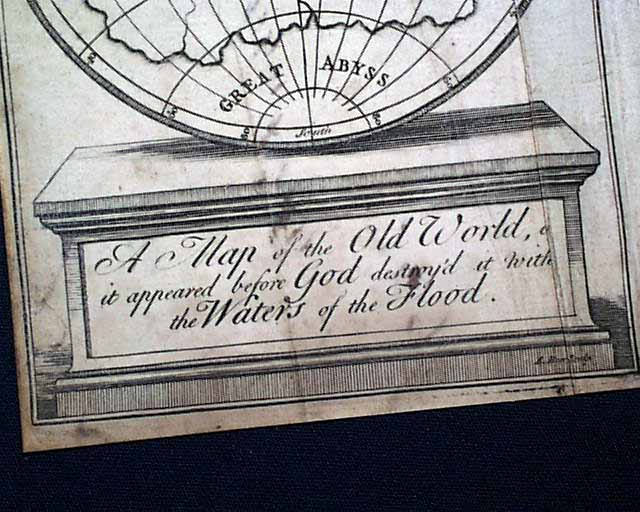 Map of the world before the Great Flood... - RareNewspapers.com