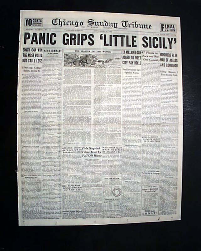 1928 Chicago gangland war erupts... - RareNewspapers.com