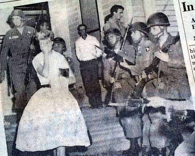 Little Rock Nine in 1957... - RareNewspapers.com