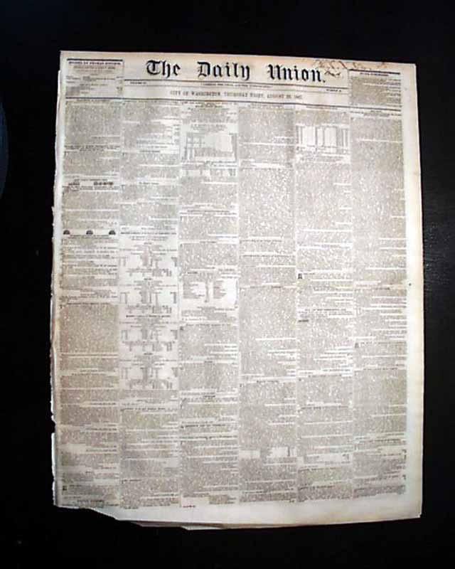 Lengthy letter from Sam Houston on Texas annexation... - RareNewspapers.com