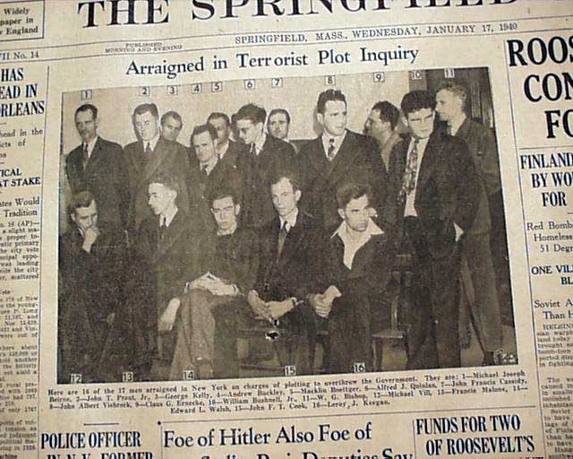 The Christian Front arrests in 1940... - RareNewspapers.com