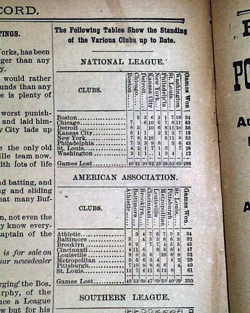 Rare early baseball... David W. Force... Invented the bunt ...