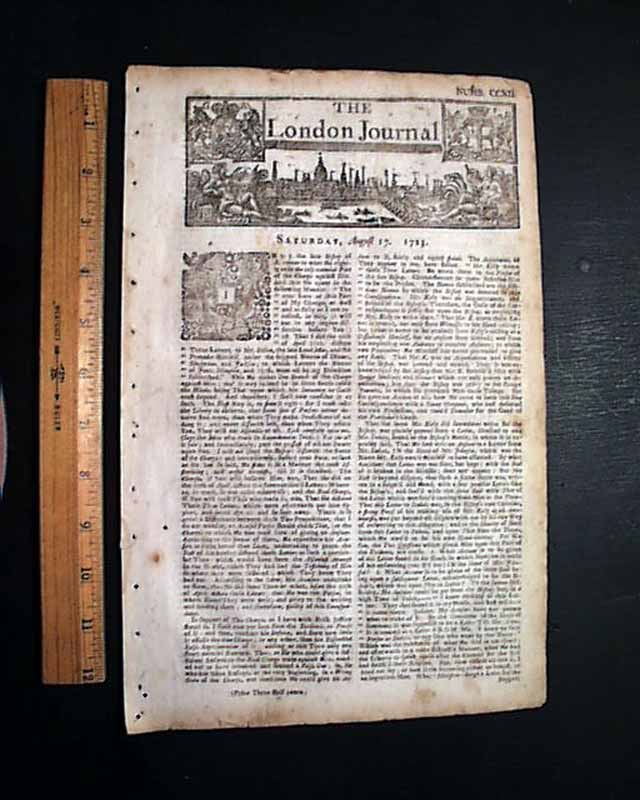 Beautiful masthead... Pirates looking for pardon... - RareNewspapers.com