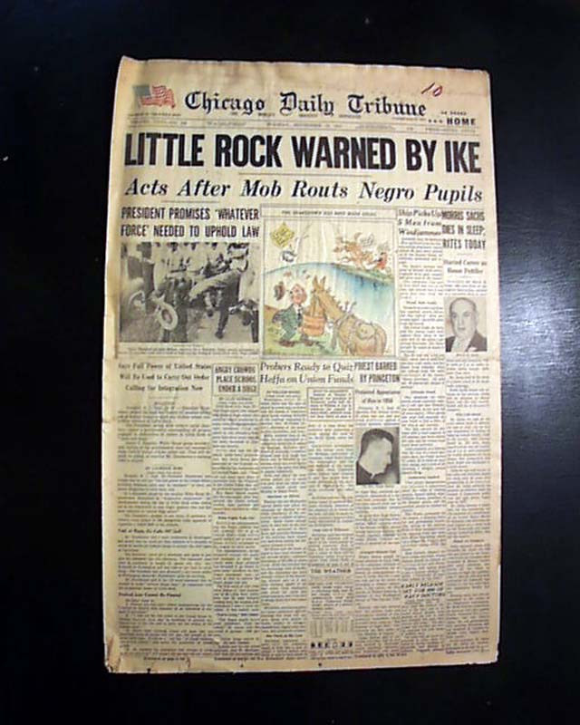 Little Rock Nine in 1957... - RareNewspapers.com