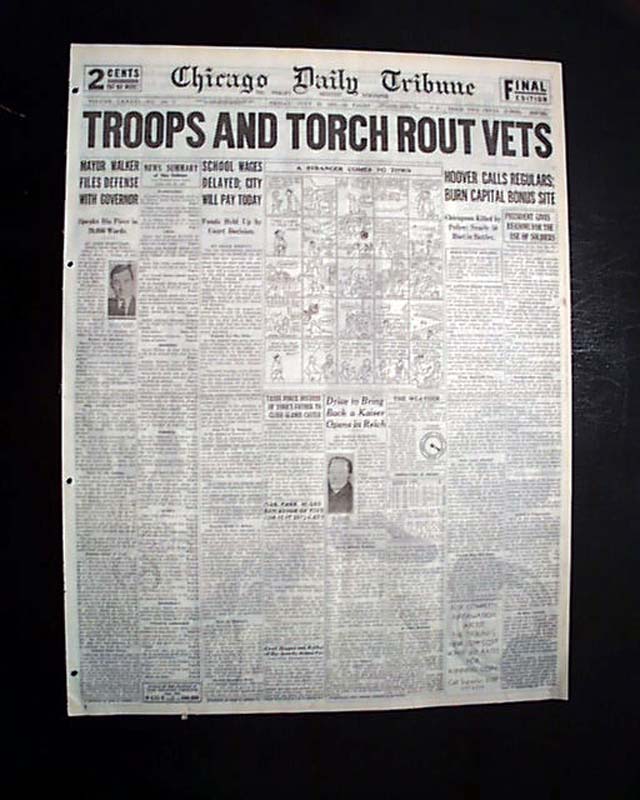 1932 Bonus Army in Washington D.C..... - RareNewspapers.com