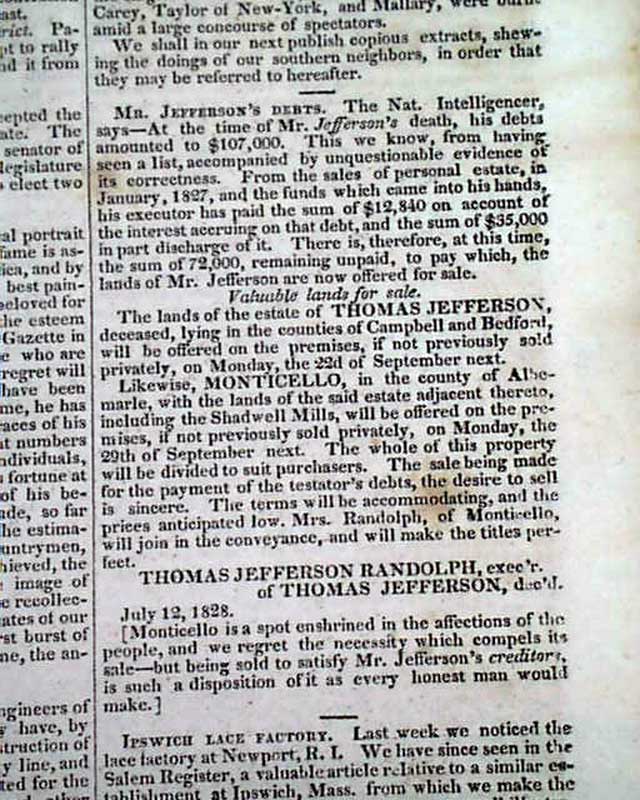 Charles Carroll & the Declaration of Independence... - RareNewspapers.com