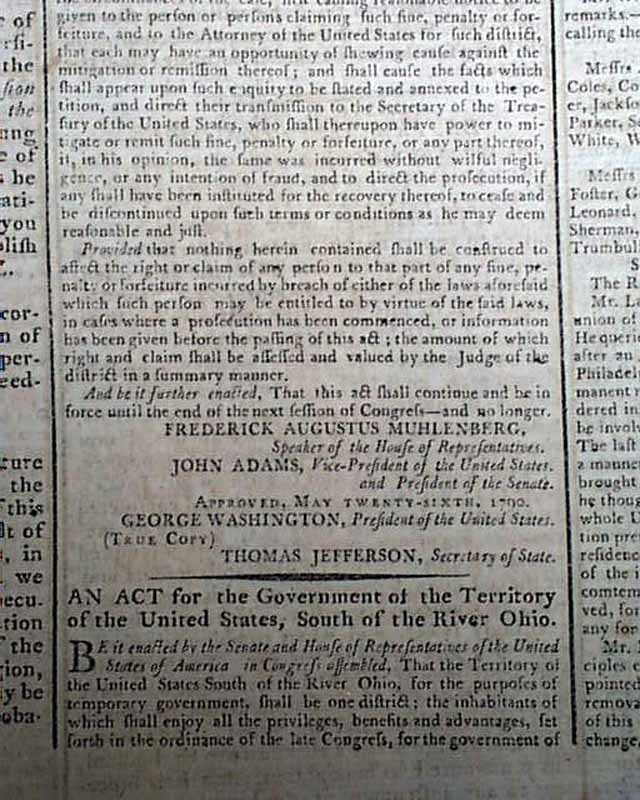 Rhode Island ratifies the U.S. Constitution... - RareNewspapers.com