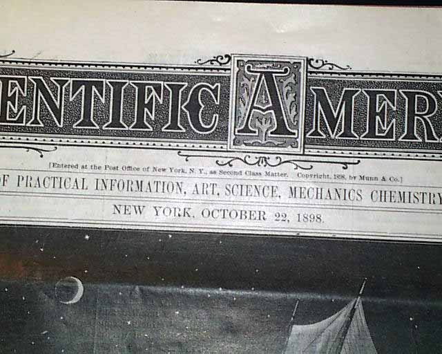 Ad for the very first electric toy train, 1898... - RareNewspapers.com