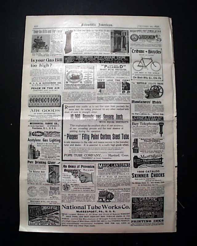 Ad for the very first electric toy train, 1898... - RareNewspapers.com