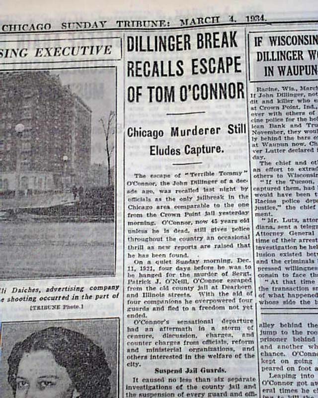 Best to be had: gangster John Dillinger escapes with a wooden gun ...