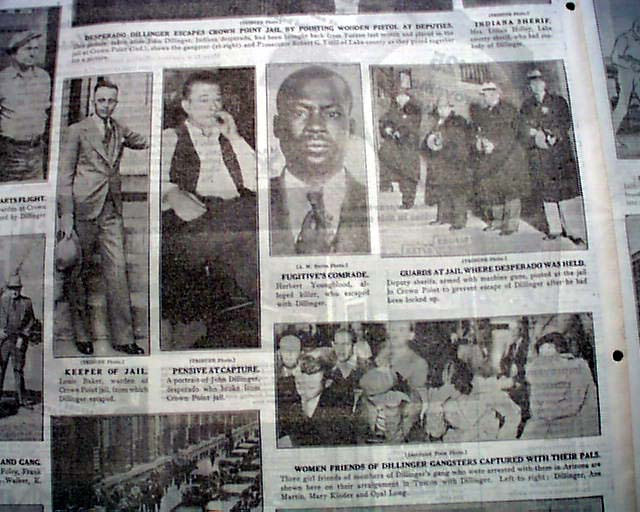 Best to be had: gangster John Dillinger escapes with a wooden gun ...