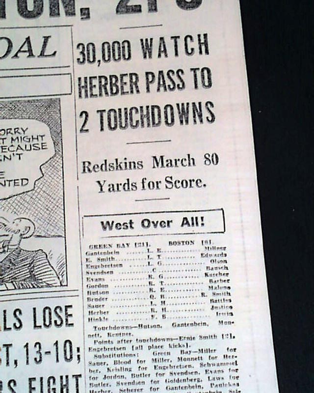 Green Bay Packers wins NFL championship... - RareNewspapers.com