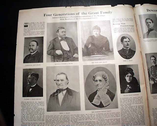 The Ulysses S. Grant family... - RareNewspapers.com