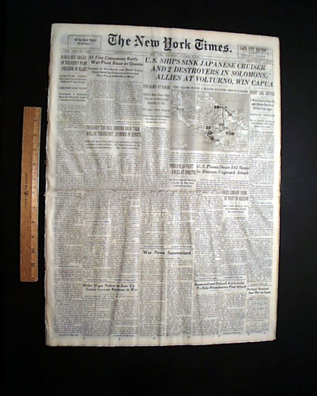 Battle of Vella Lavella in 1943... - RareNewspapers.com