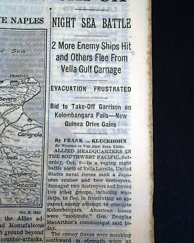 Battle of Vella Lavella in 1943... - RareNewspapers.com