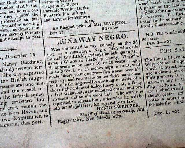The Embargo Act is revealed... Naval affairs... - RareNewspapers.com