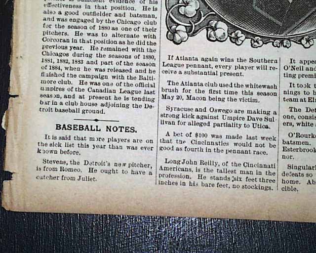 Rare early baseball... F. E. Goldsmith... Inventor of the curveball ...