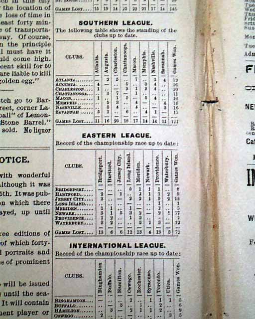Rare early baseball... F. E. Goldsmith... Inventor of the curveball ...