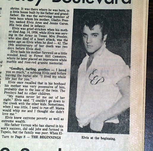 1977 Elvis Presley... - RareNewspapers.com