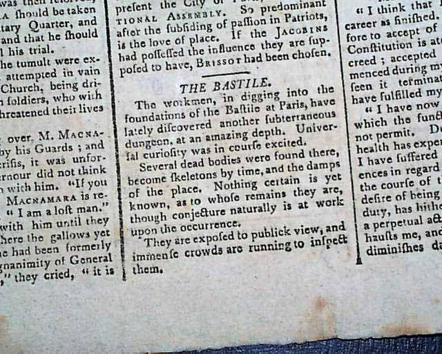 Concerning the French Revolution, and more... - RareNewspapers.com