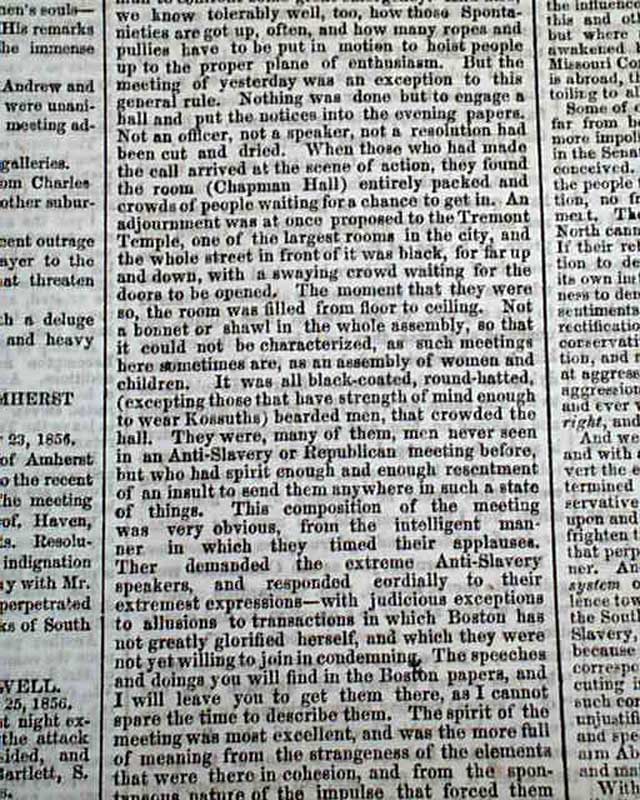 'Bleeding Kansas'... On the beating of Sumner by Brooks ...