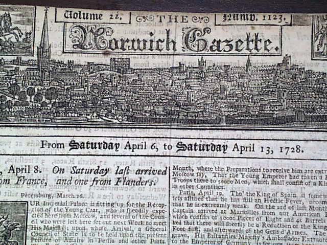 Very displayable Norwich newspaper... - RareNewspapers.com
