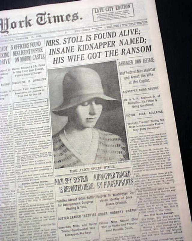 Alice Speed-Stoll kidnapping ordeal ends.... - RareNewspapers.com