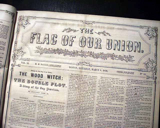 Bound volume of the "Flag Of Our Union"... - RareNewspapers.com