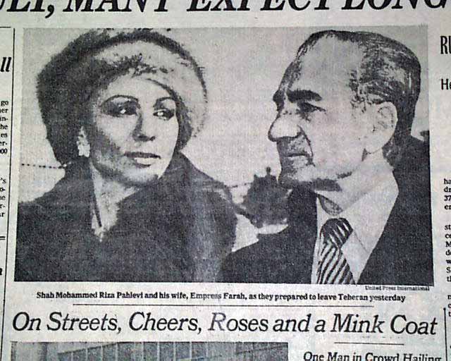 Shah of Iran in Exile.... - RareNewspapers.com