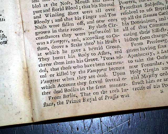 1732 Trouble witih vampires... - RareNewspapers.com