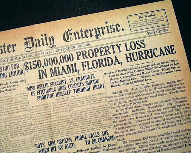 Miami, Florida hurricane... - RareNewspapers.com