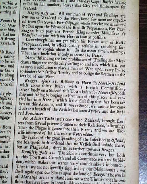 World's Oldest NEWSPAPER 1666 Gazette 316 YEARS OLD... - RareNewspapers.com